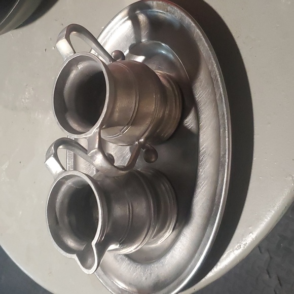 Kitchen | Vintage 1972 Sexton Pewter Creamer Sugar Bowl Serving Tray ...